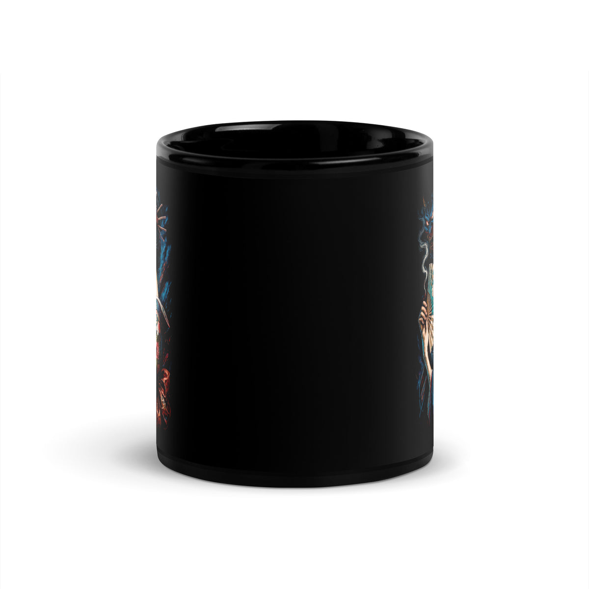 Geisha Black Glossy Mug – Design Stockpile