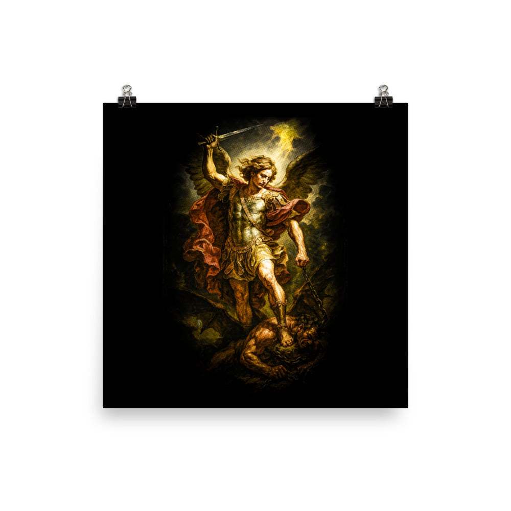 Saint Michael Poster – Design Stockpile