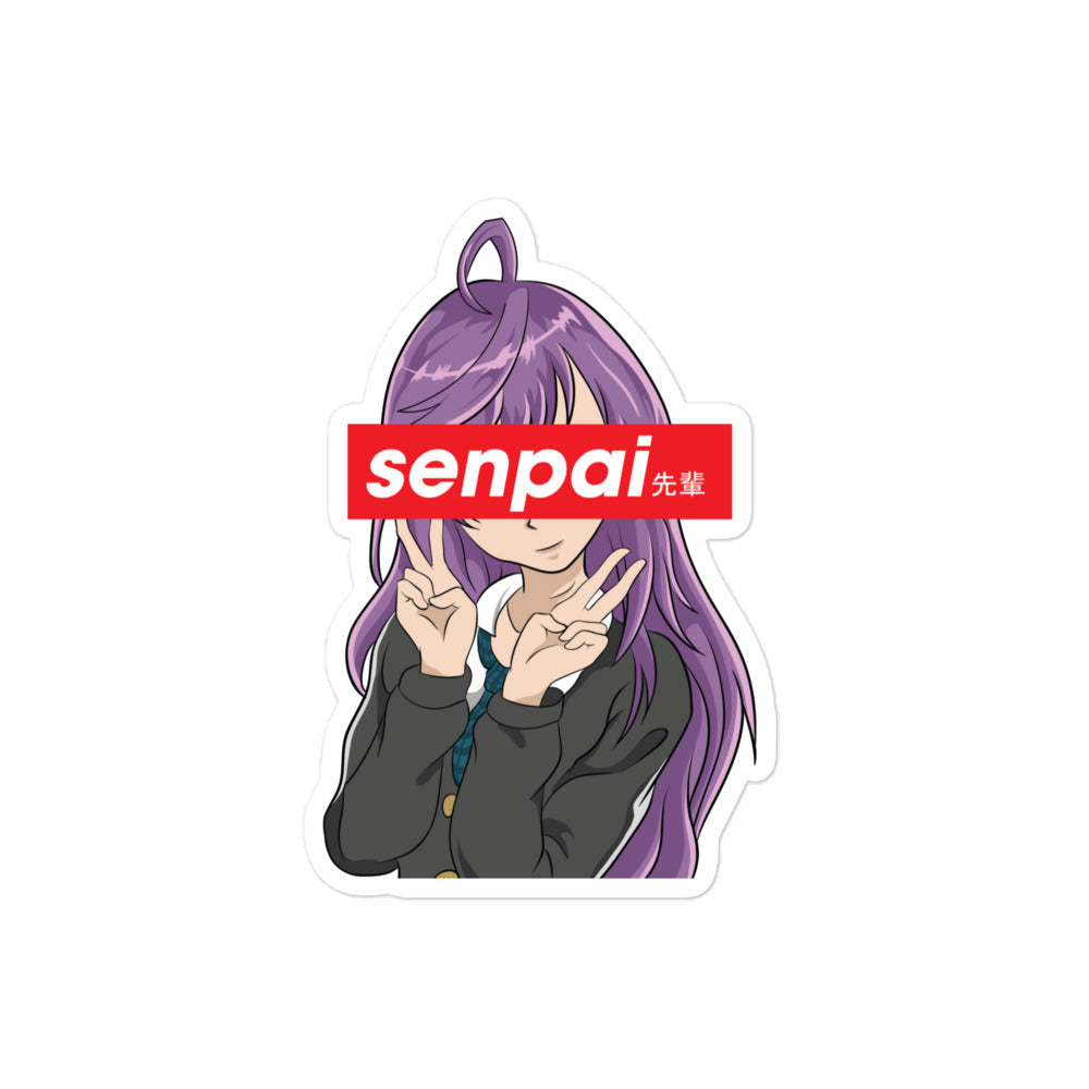 Senpai 2 Bubble-free stickers – Design Stockpile